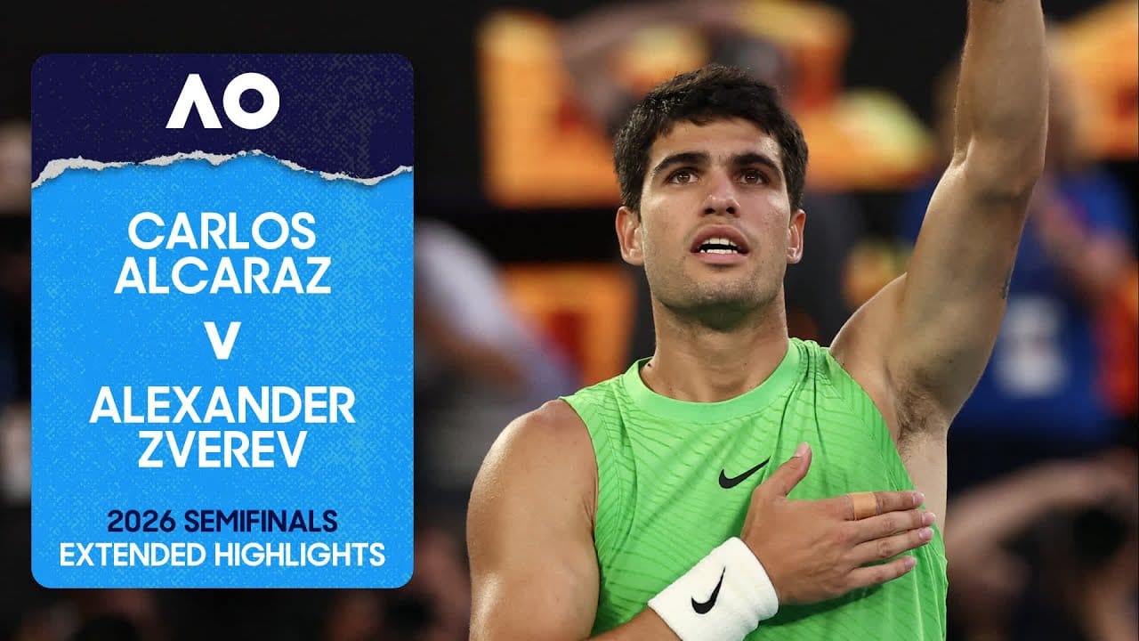 Australian Open 2026 Video Highlights: 5-Hour Epic! Alcaraz Survives ...
