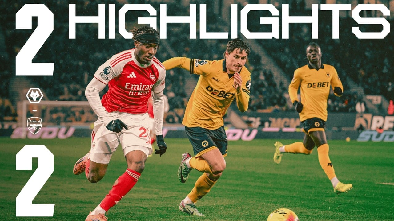 Wolves Vs Arsenal Video Highlights: Tom Edozie 94th-Minute Equalizer ...
