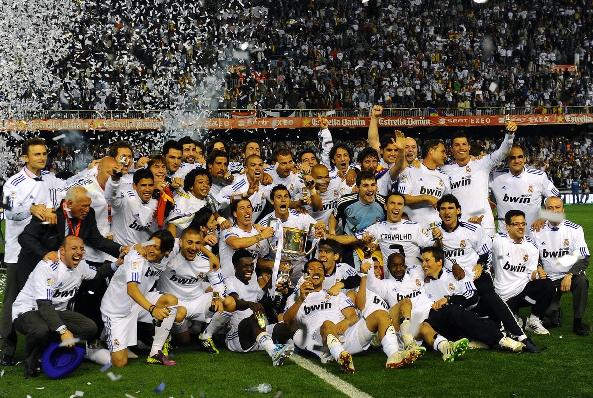 Top five clubs to have won the most Copa del Rey trophies