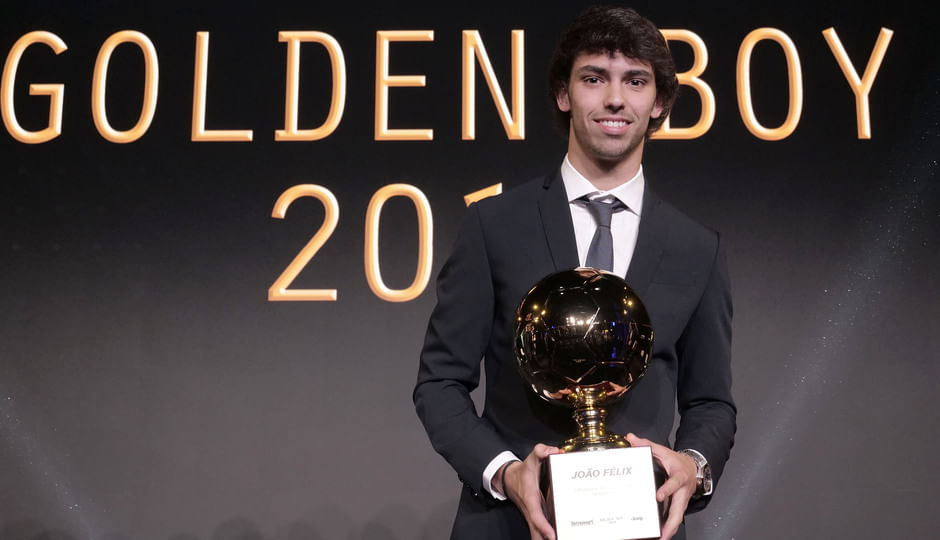 Top five clubs with the most golden boy award winners