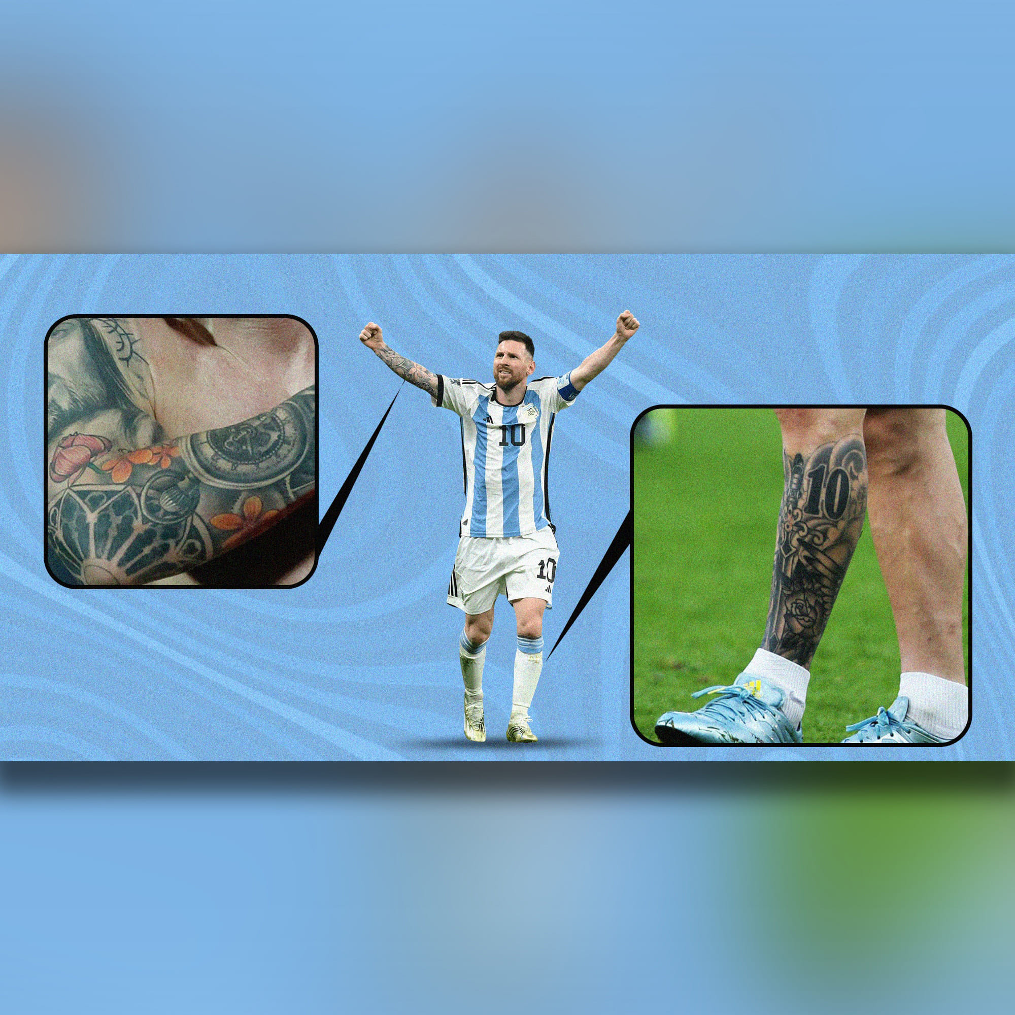 Lionel Messi's 18 Tattoos and the Stories Behind Them
