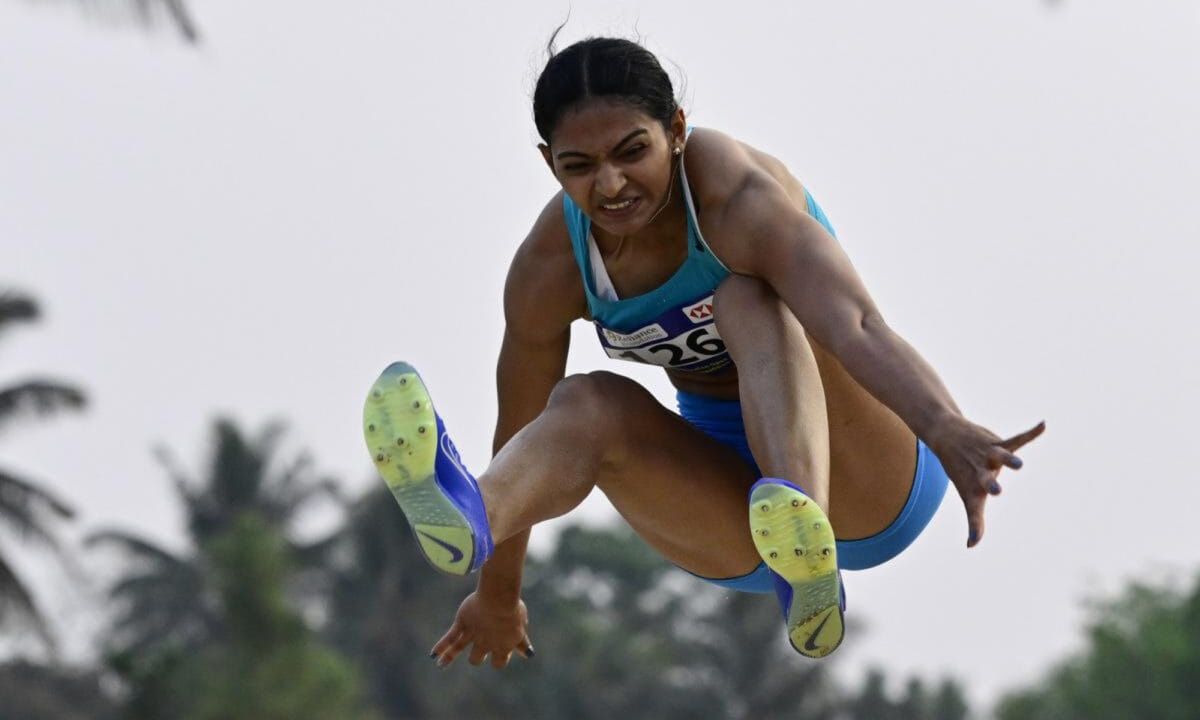 Top five all-time longest leaps in women's long jump by Indian athletes