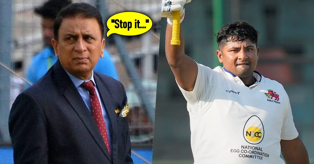 Sunil Gavaskar tells Sarfaraz Khan to stop playing Ranji Trophy after India snub for WI tour
