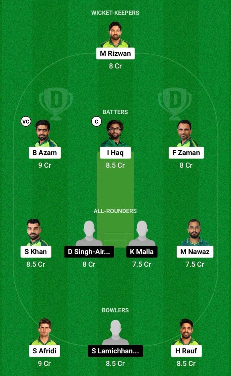 PAK vs NEP Dream11 Prediction, Dream11 Playing XI, Today Match 1, Asia Cup 2023
