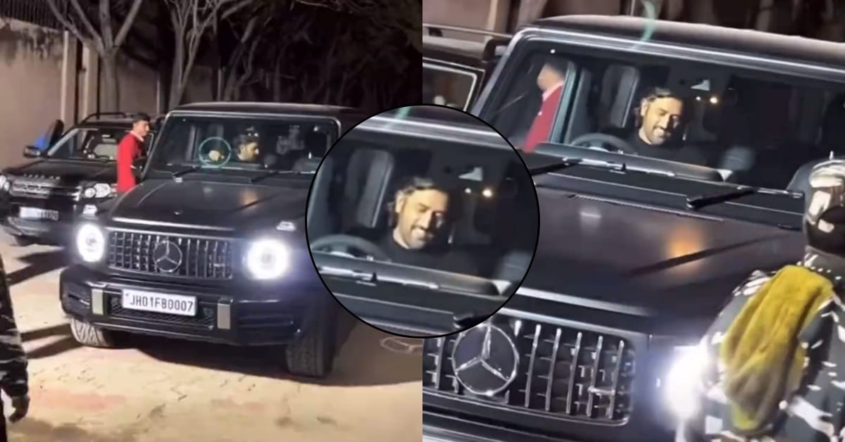 Watch: MS Dhoni drives a new Mercedes -AMG G63 SUV with special ‘007 ...