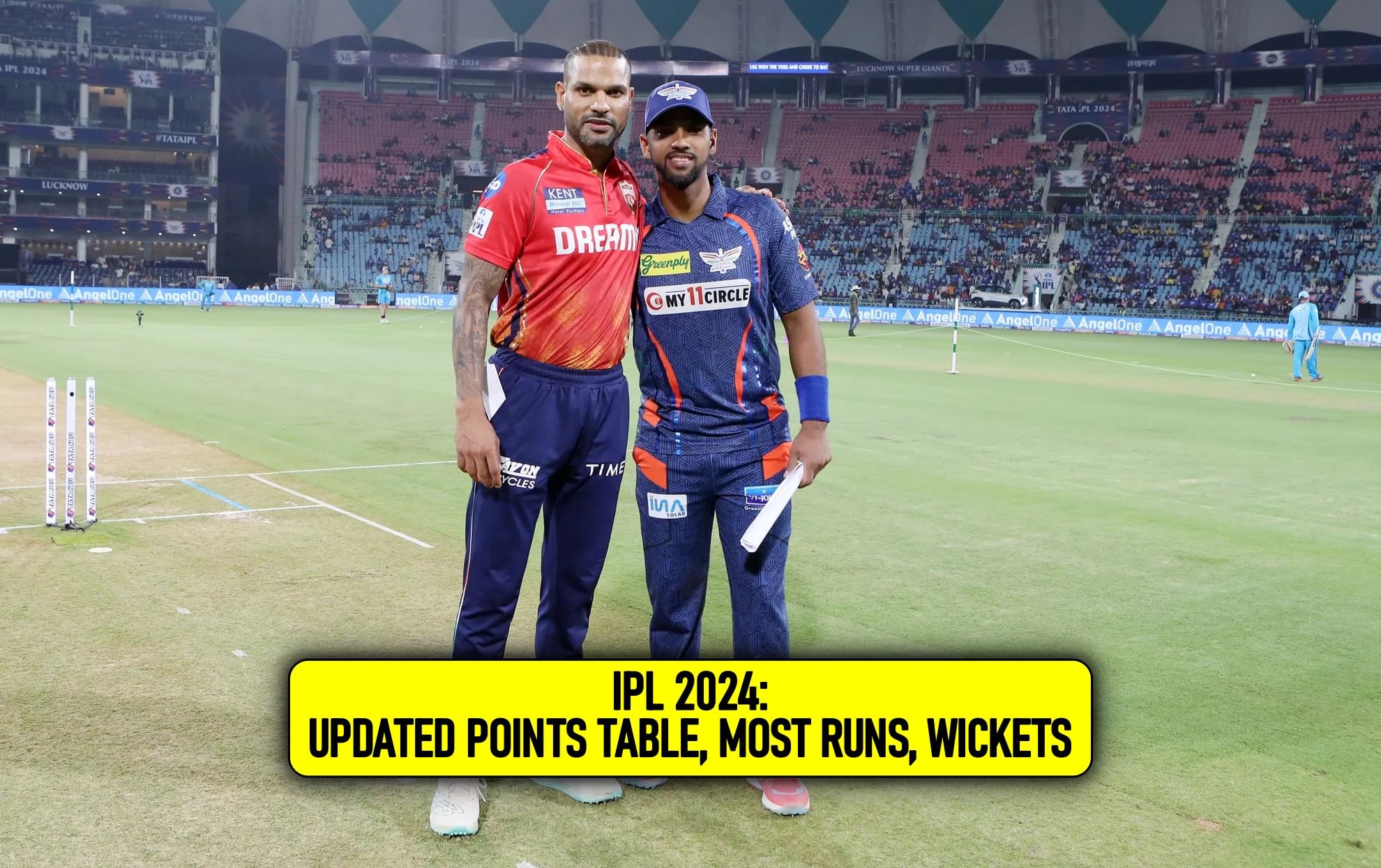 IPL 2024: Points table, most runs, most wickets after match 11 LSG vs PBKS