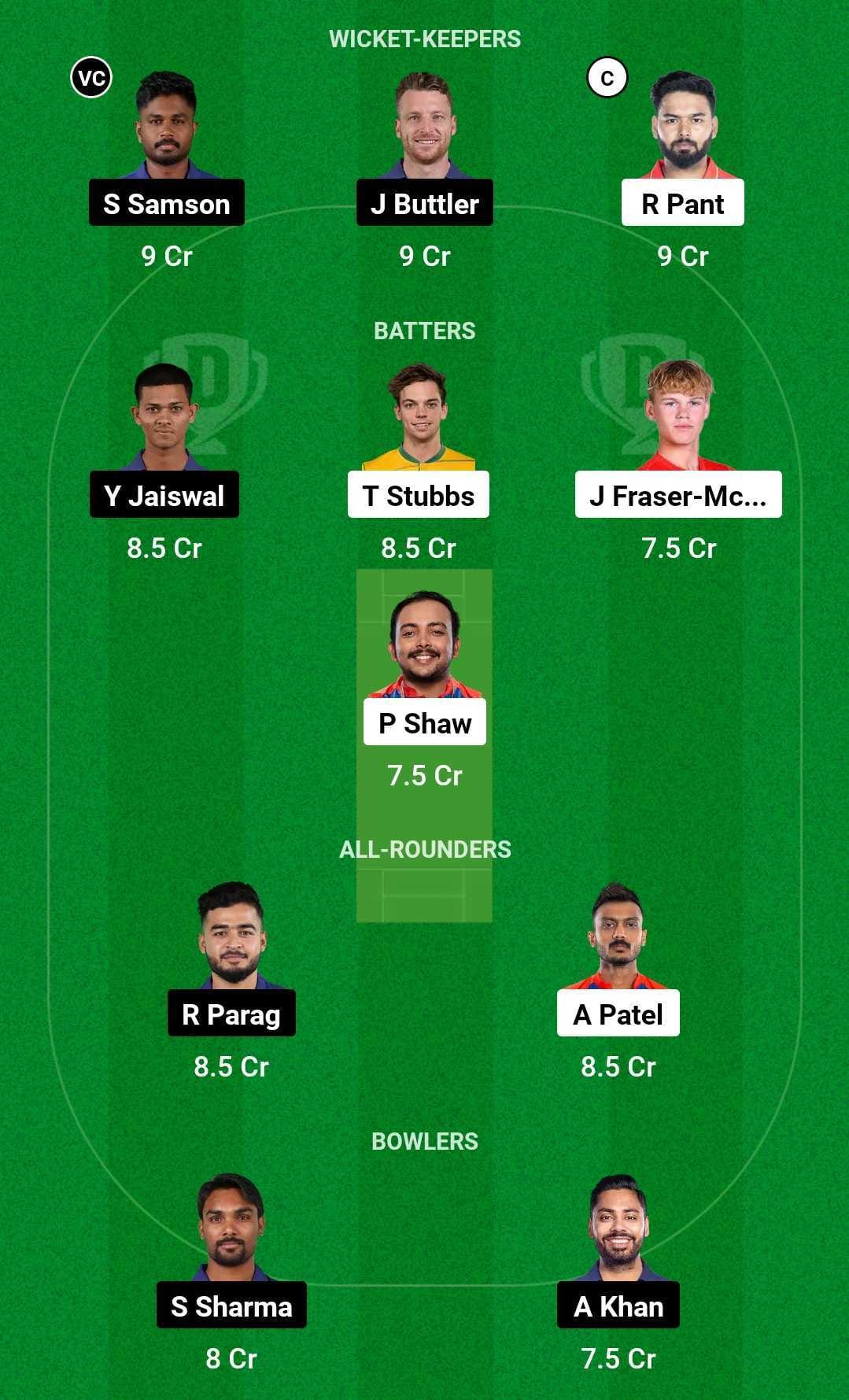 DC vs RR Dream11 Prediction Today Match 56 IPL 2024