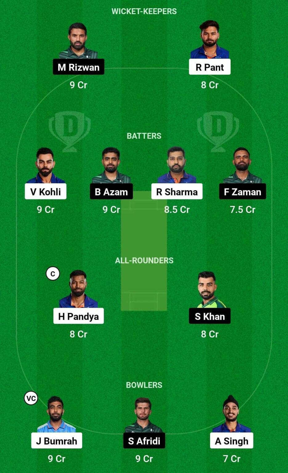 IND vs PAK Dream11 Prediction Today Match 19 ICC T20 World Cup 2024