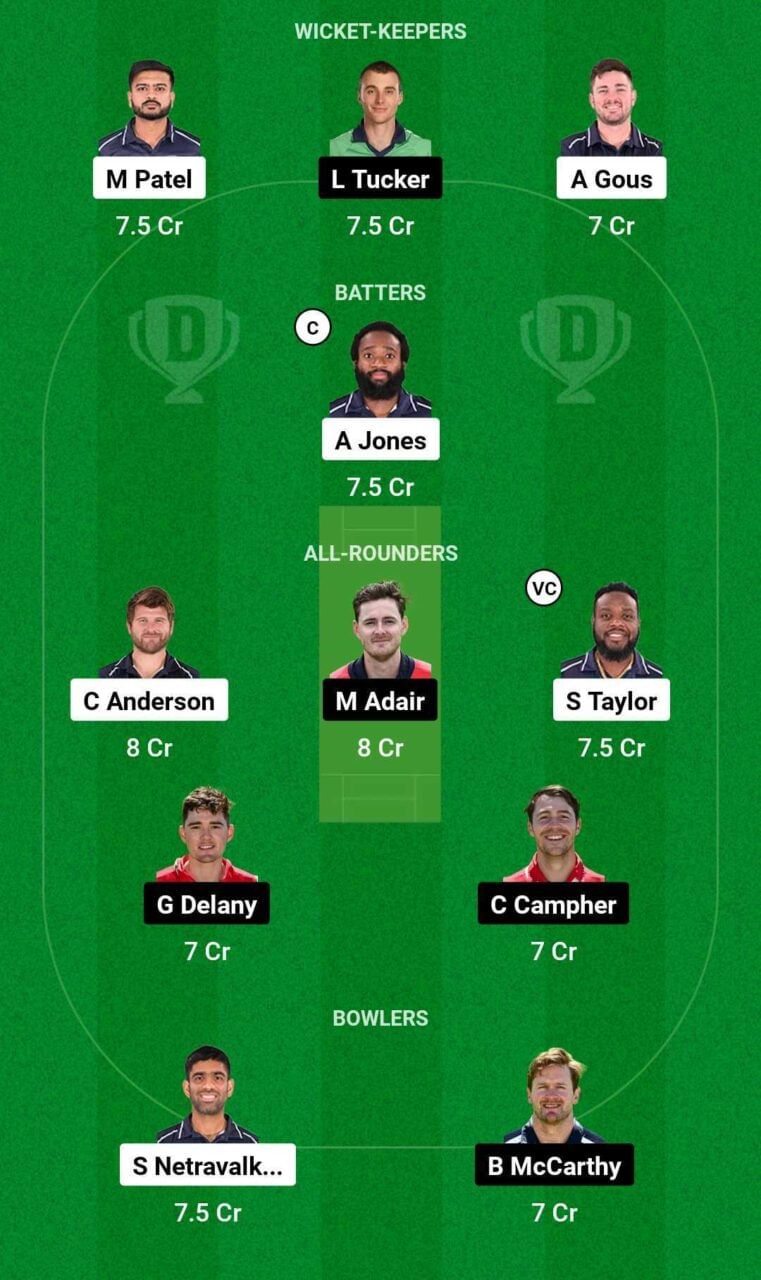 USA vs IRE Dream11 Prediction, Dream11 Playing XI, Today Match 30, ICC T20 World Cup 2024