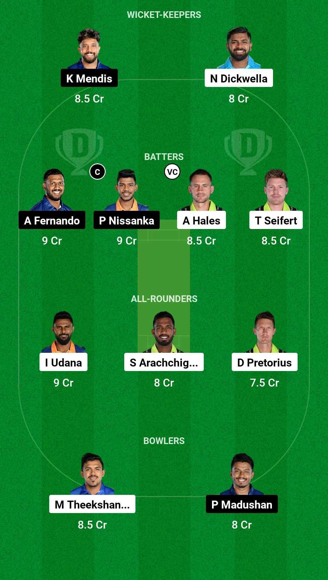 GM vs JK Dream11 Prediction, Dream11 Playing XI, Today Qualifier 1, Lanka Premier League 2024