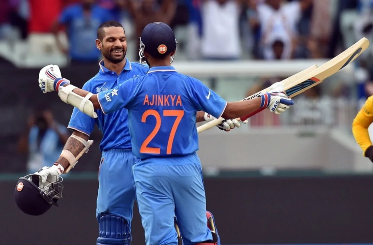 Shikhar Dhawan's stats in ICC ODI World Cup and Champions Trophy