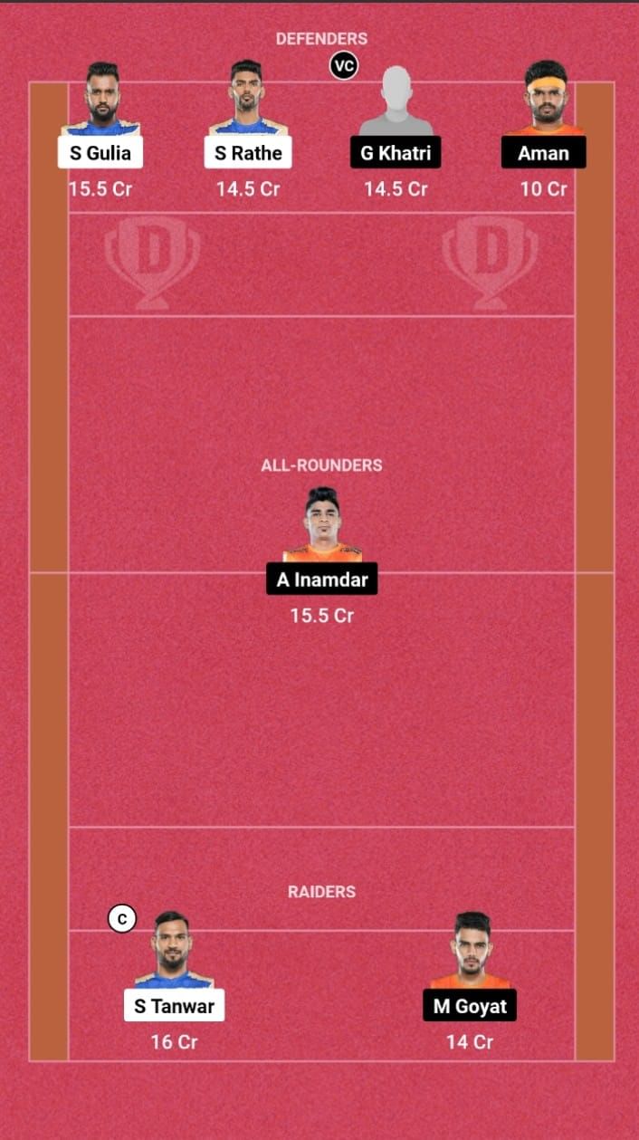 TAM vs PUN Dream11 Prediction, Dream11 Starting 7, Today Match 11, PKL 11