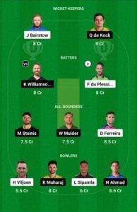 JSK vs DSG Dream11 Prediction Today Match 29 SA20 2025