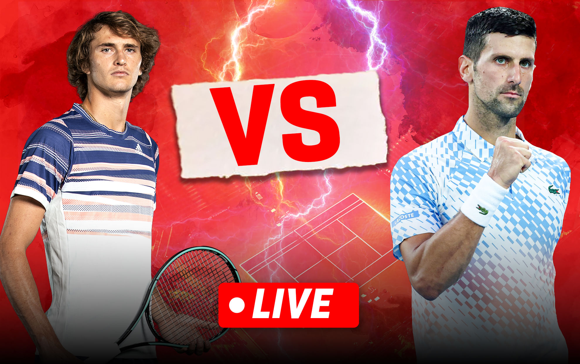 Where and how to watch Novak Djokovic vs Alexander Zverev semi-final match live?