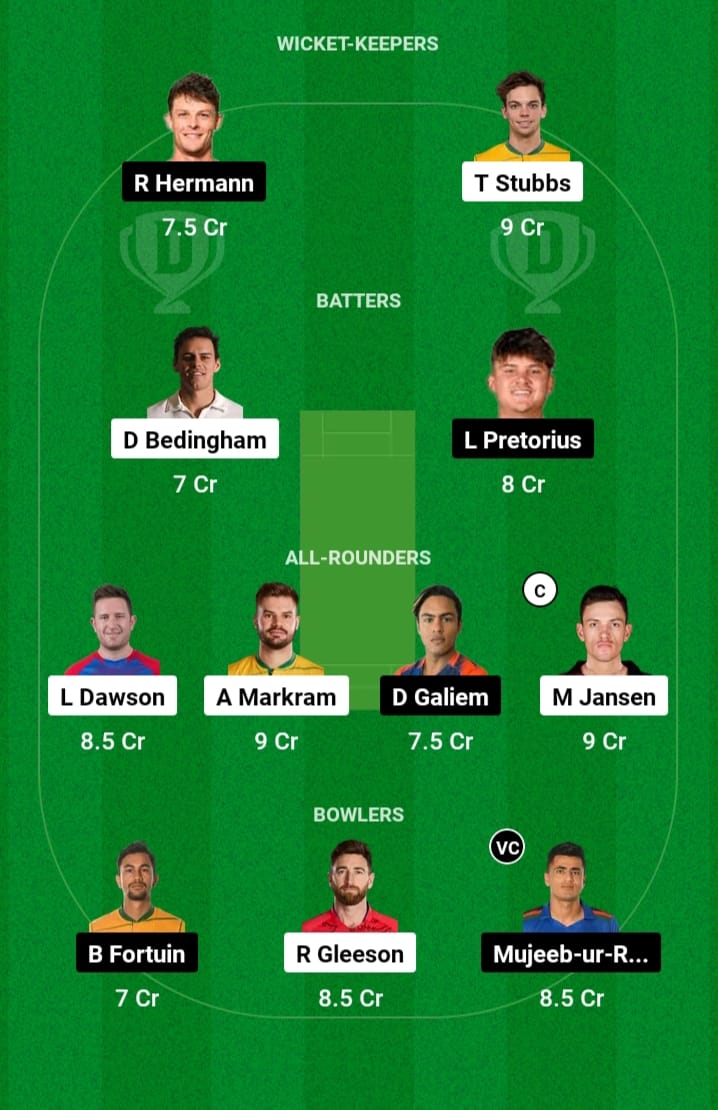 SEC vs PR Dream11 Prediction Today Match 28 SA20 2025