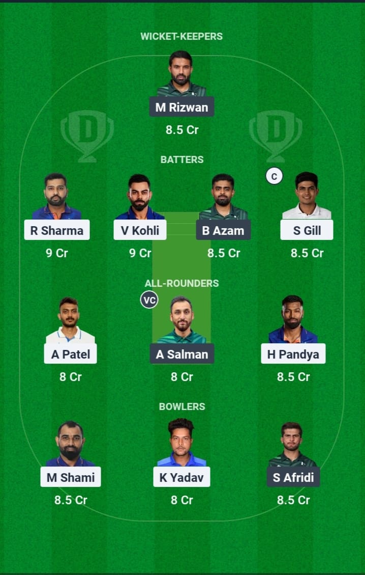 IND vs PAK Dream11 Prediction Today Match 5 ICC Champions Trophy 2025