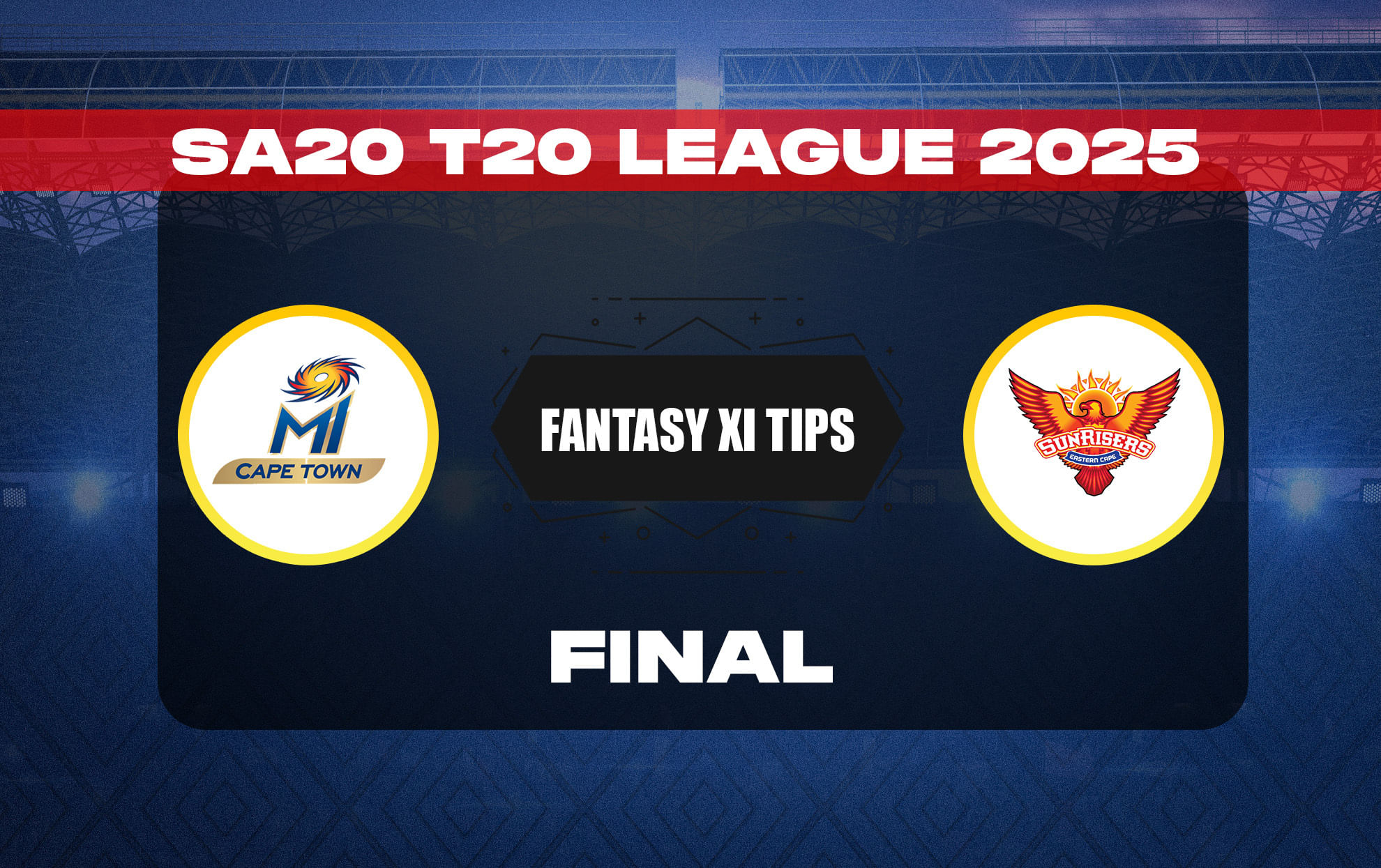 MICT vs SEC Dream11 Prediction Today Match Final SA20 2025