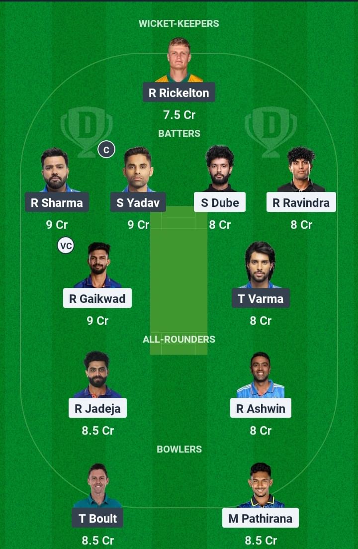 CHE vs MI Dream11 Prediction Today Match 3 IPL 2025