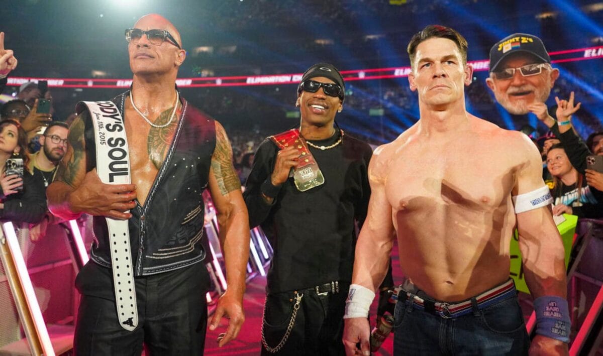 John Cena habla sobre el controvertido final del combate; El farce de The Rock y Travis Scott ...