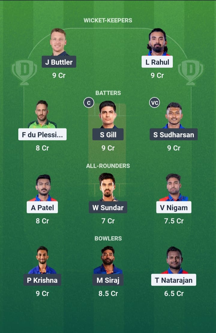 DC vs GT Dream11 Prediction, Dream11 Playing XI, Today Match 60, IPL ...