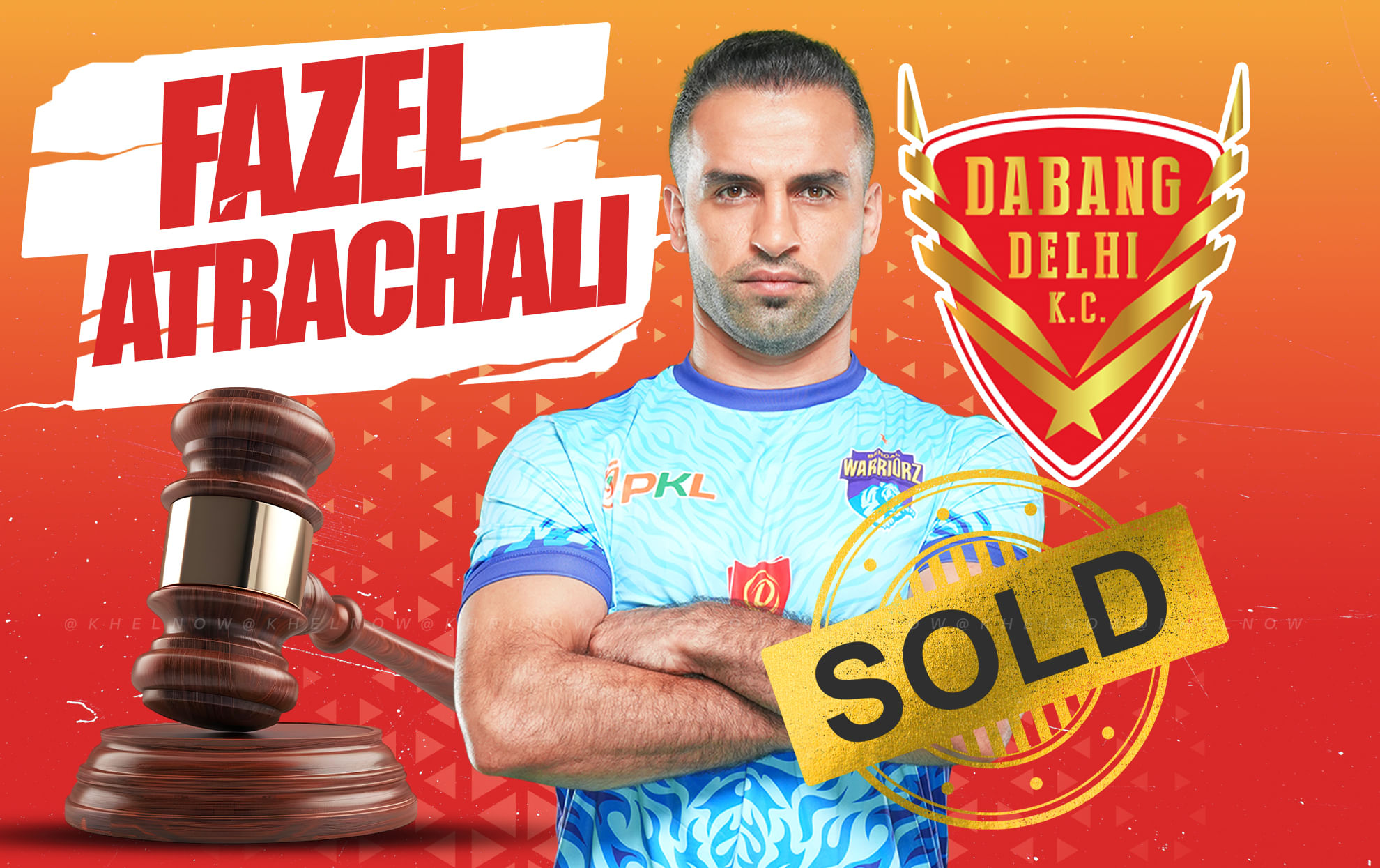 PKL 12 Auction: Dabang Delhi bag Fazel Atrachali for base price