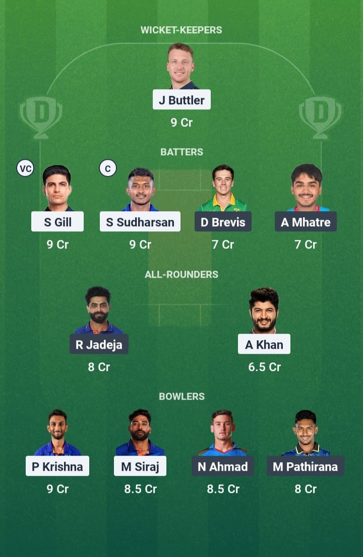 GT vs CSK Dream11 Prediction, Dream11 Playing XI, Today Match 67, IPL 2025 (Indian T20 League)