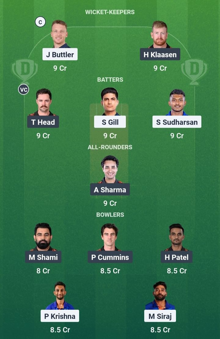 GT vs SRH Dream11 Prediction Today Match 51 IPL 2025