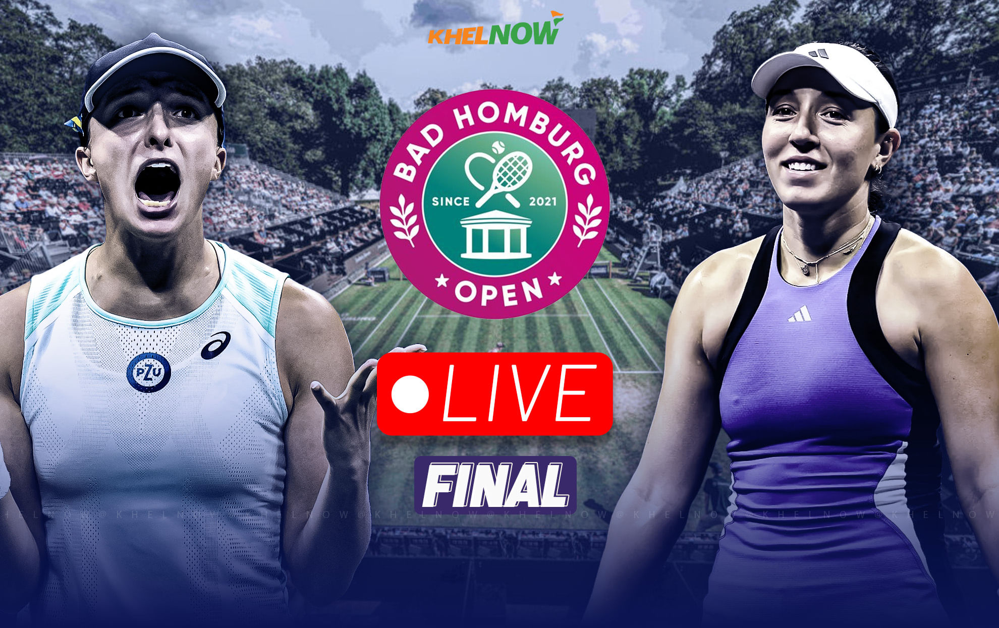 Where & how to watch Iga Swiatek vs Jessica Pegula final live: Bad Homburg Open 2025