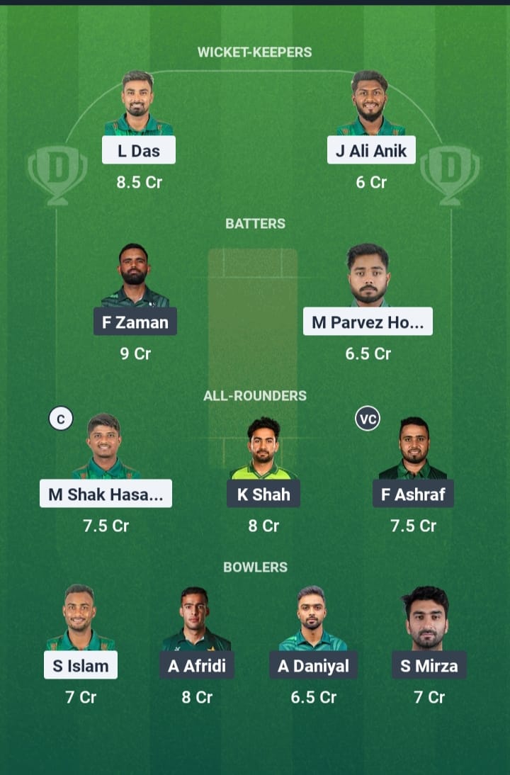 BAN vs PAK Dream11 Prediction Today Match 3rd T20I Bangladesh vs ...