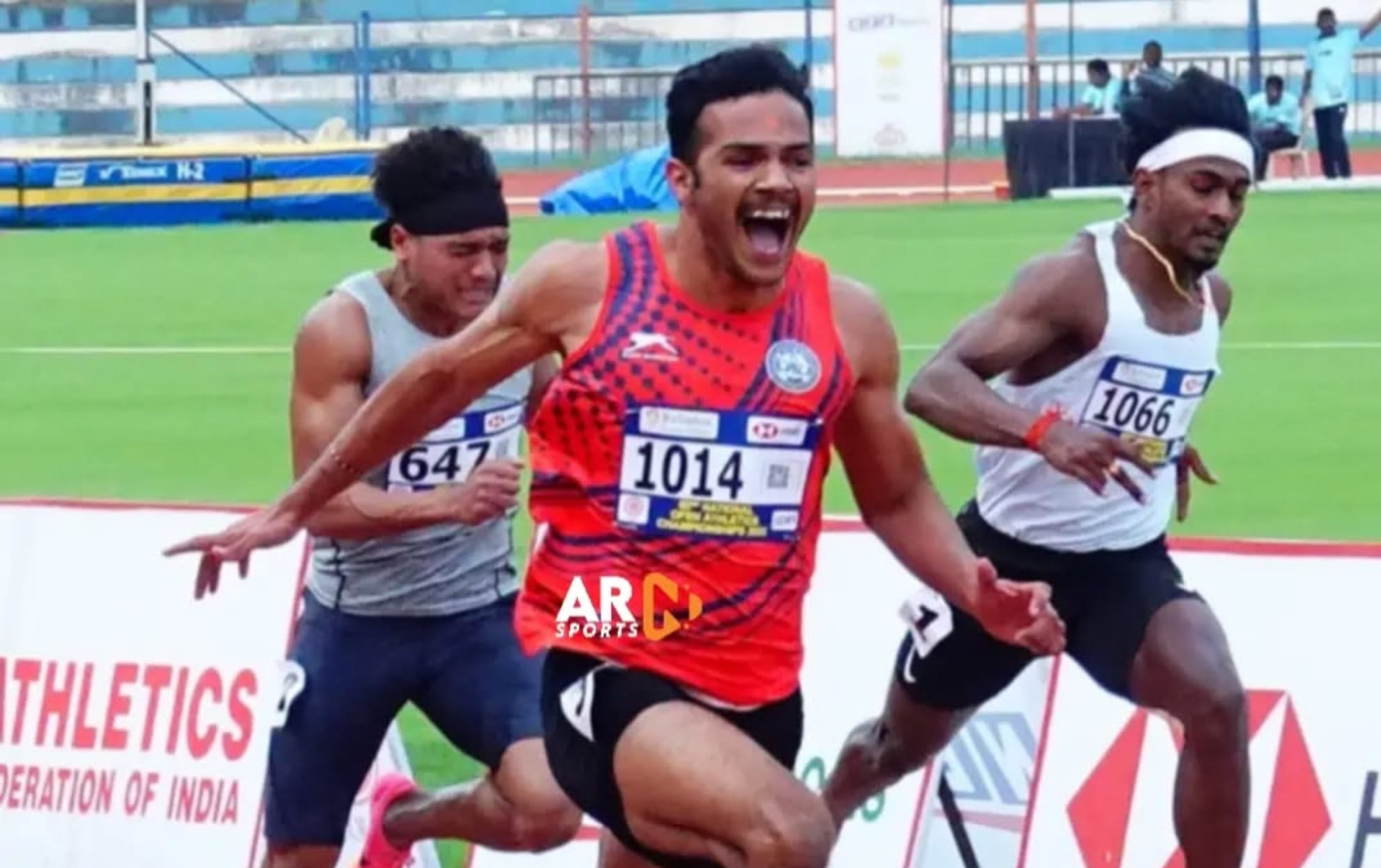 Top five all-time fastest Indian athletes in men's 100m