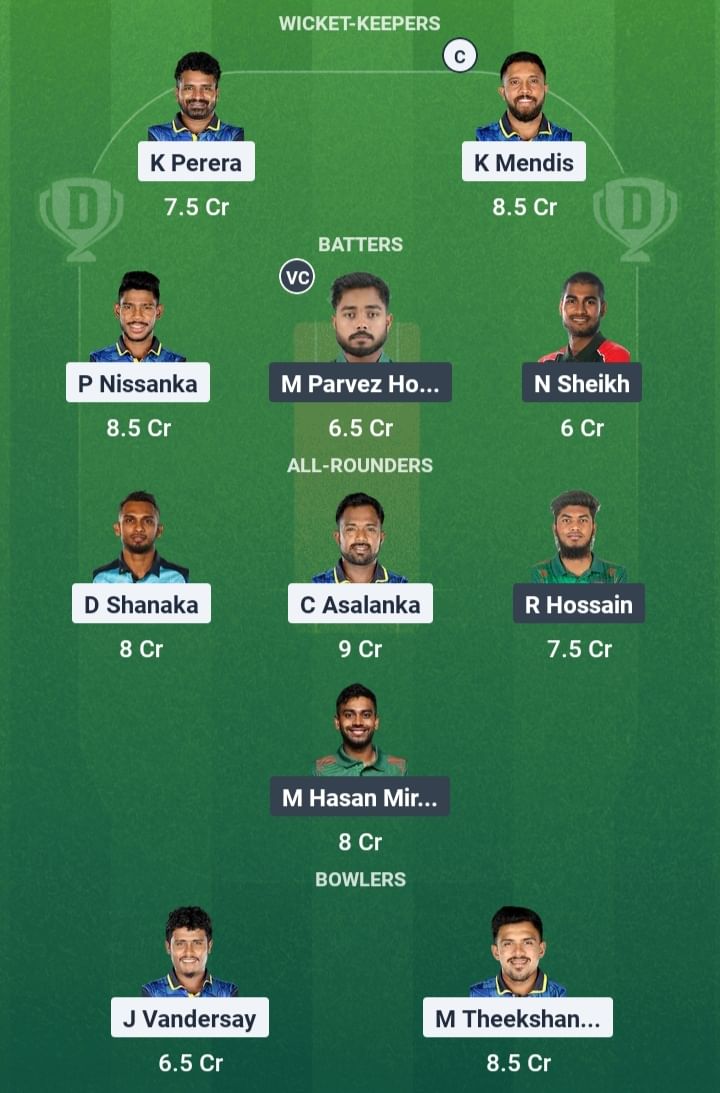 SL vs BAN Dream11 Prediction Today Match 2nd T20I Sri Lanka vs Bangladesh T20I series 2025
