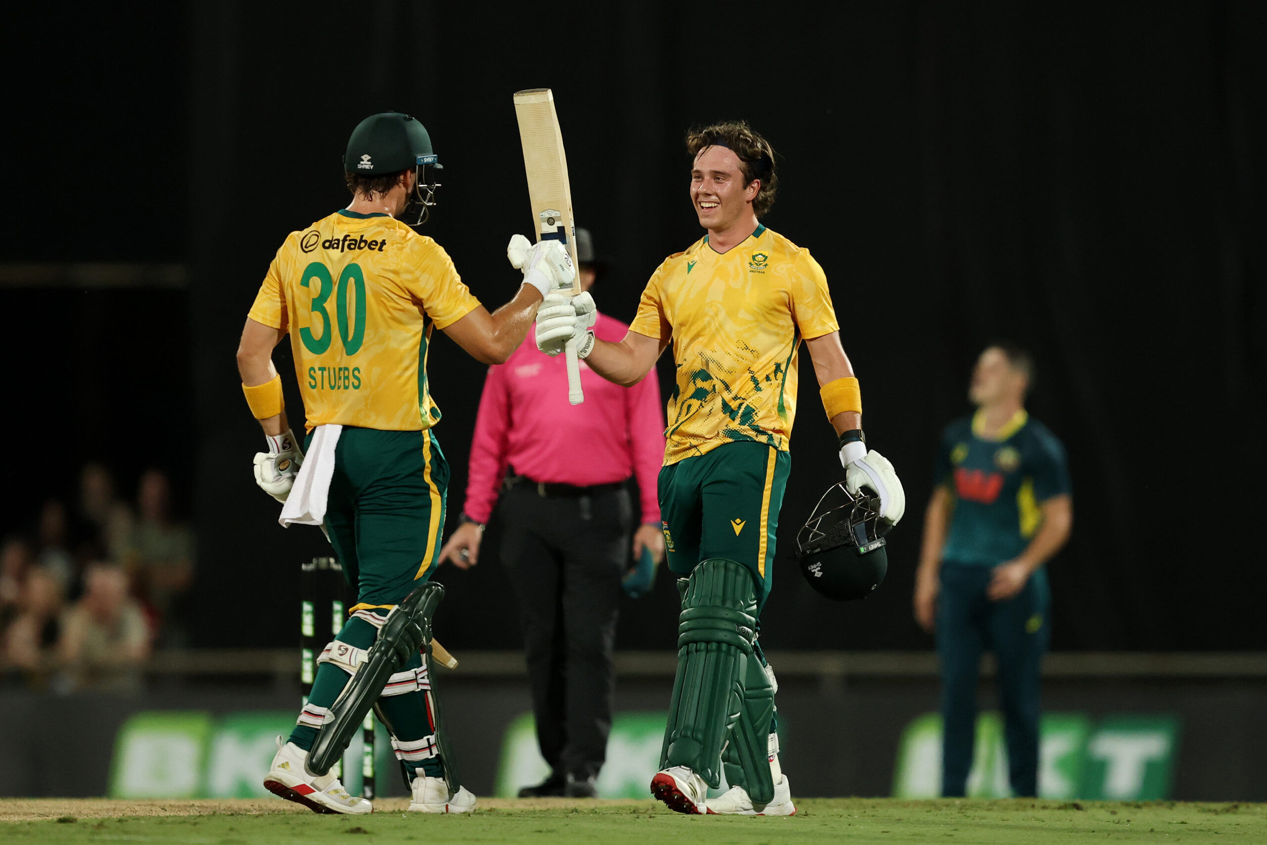 AUS vs SA: Dewald Brevis becomes youngest South African batter to hit a T20I century