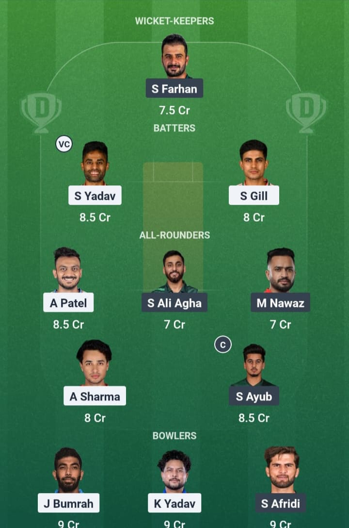 IND vs PAK Dream11 Prediction Today Match 2 Super Four Asia Cup 2025