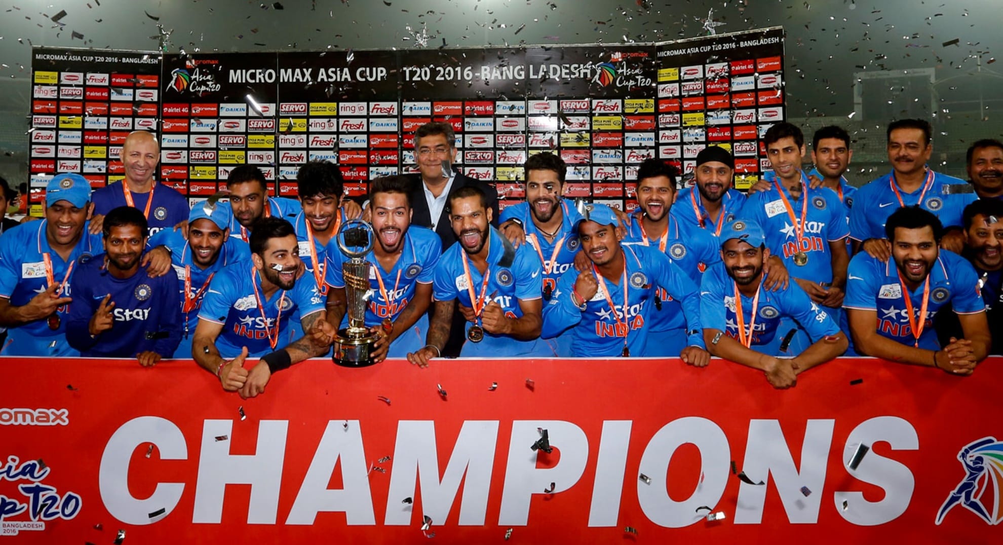 List of all Asia Cup (T20I) winners from 2016 to 2025