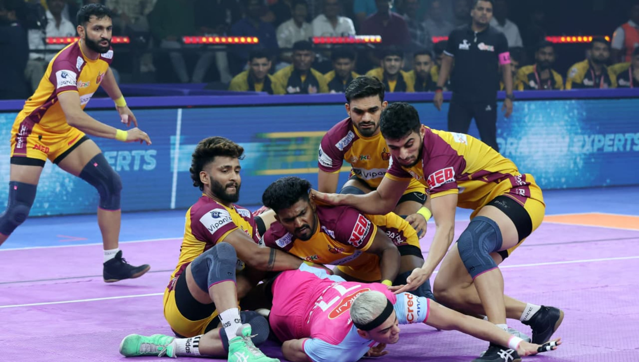 PKL 12: Telugu Titans register first win by thrashing Jaipur Pink Panthers