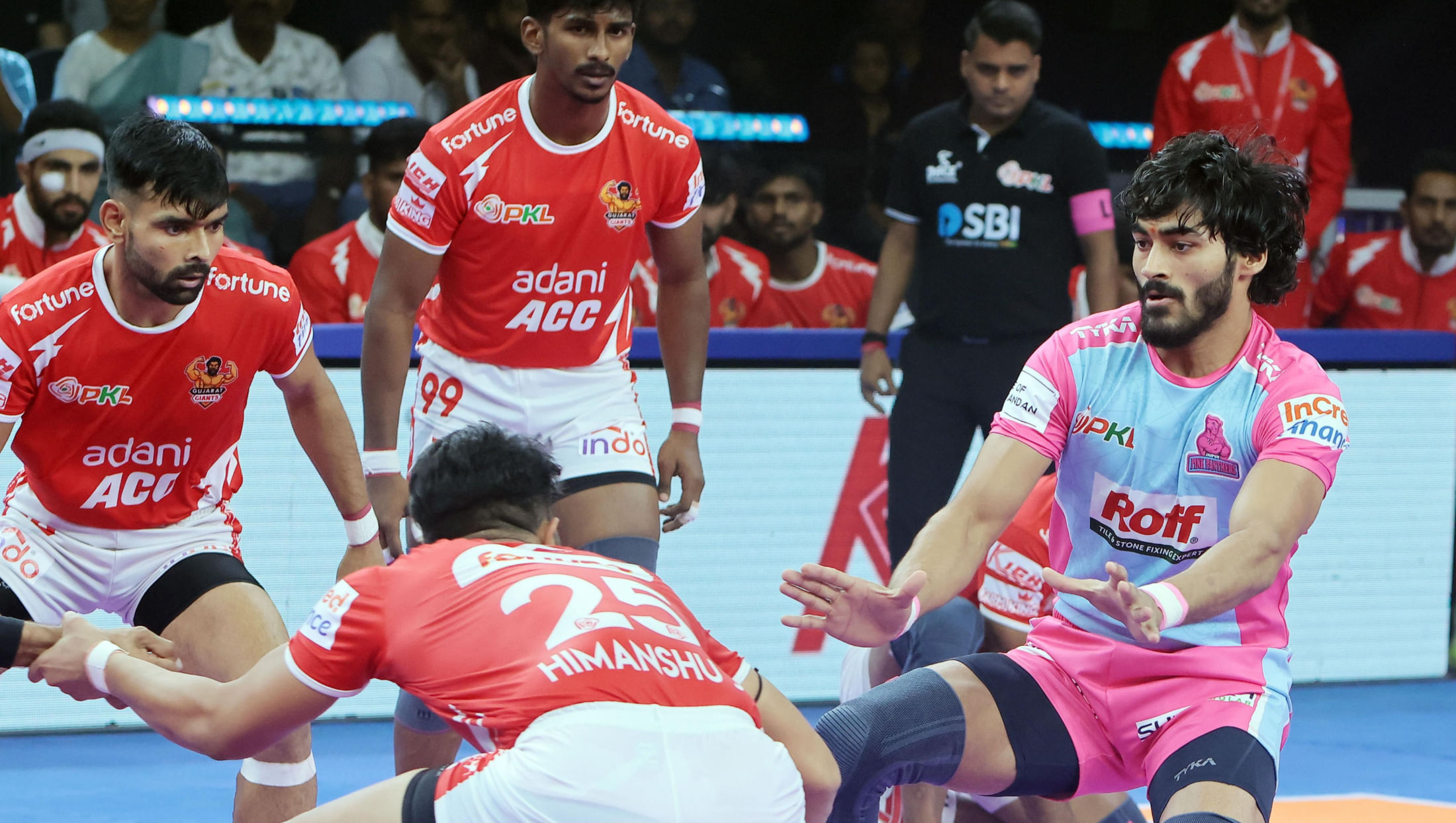 PKL 12: Nitin Kumar shines as Jaipur Pink Panthers beat Gujarat Giants in Golden Raid