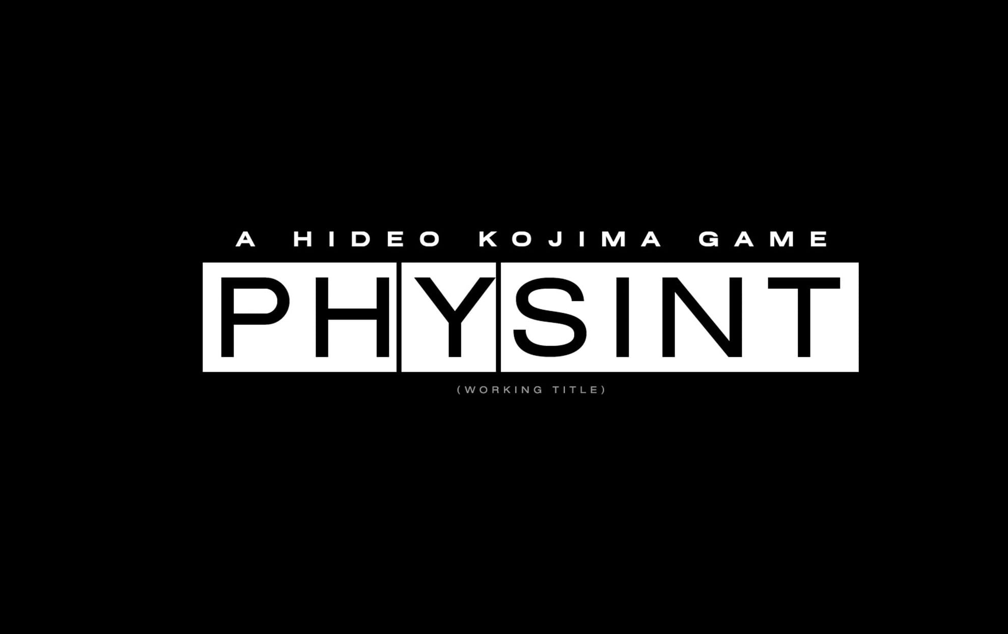 Physint game update: Hideo Kojima teases his next action-espionage game