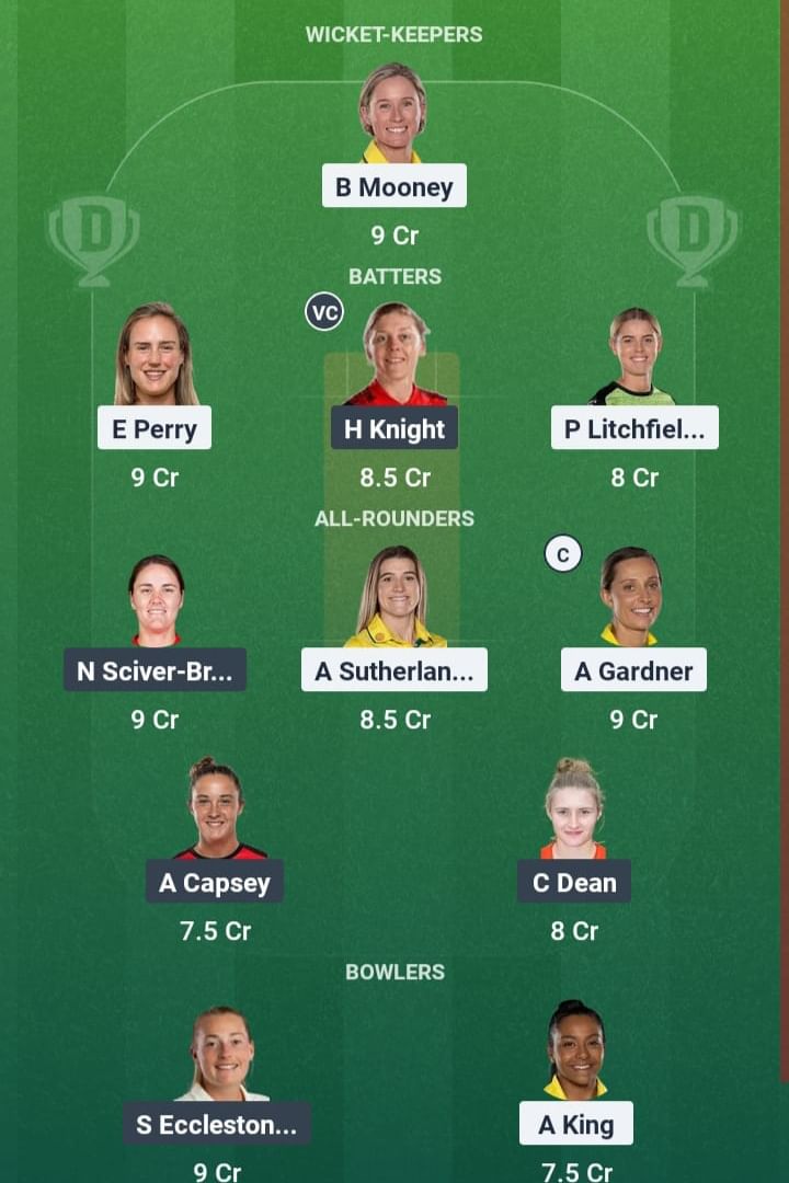 AUS vs ENG Dream11 Prediction Today Match 23 ICC Women’s Cricket World ...