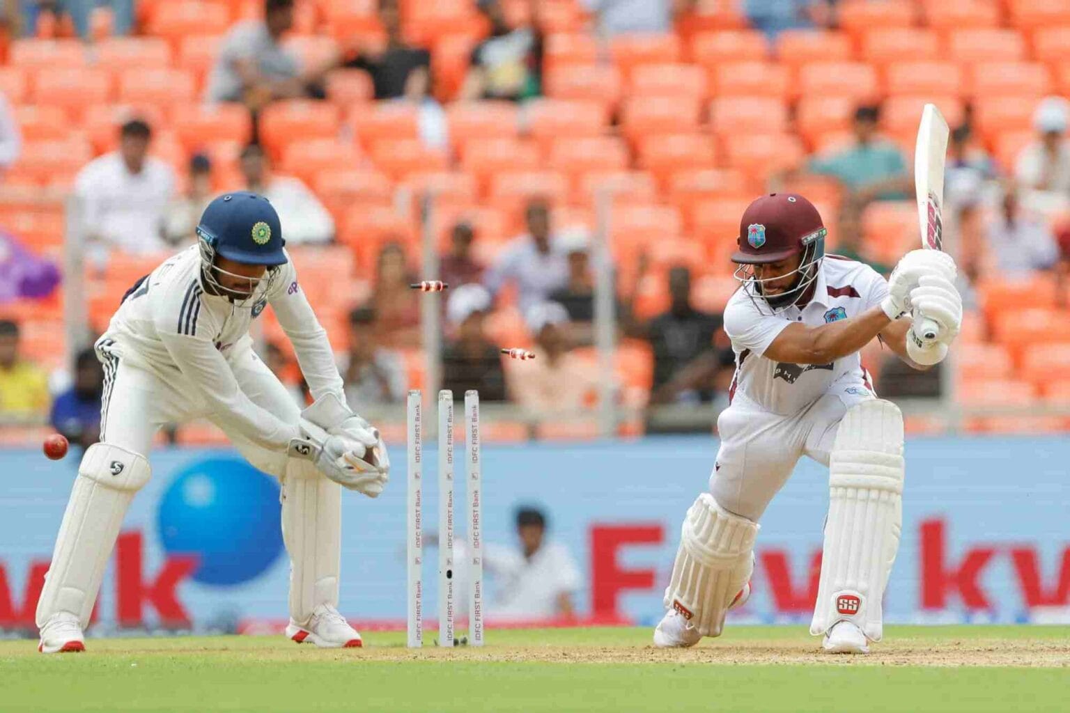 [Watch] Through the gate! Kuldeep Yadav castles Shai Hope with ...