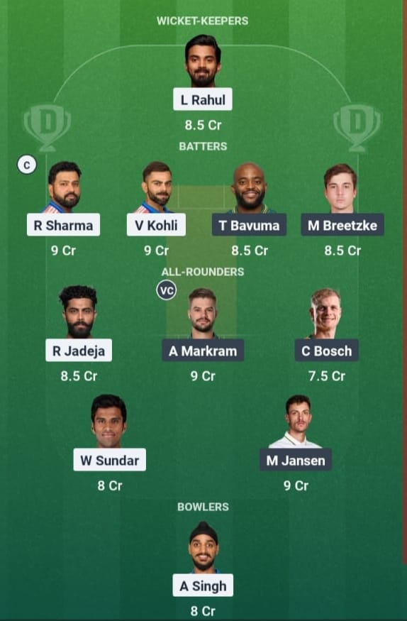 IND vs SA Dream11 Prediction Today Match 1st ODI India vs South Africa ...