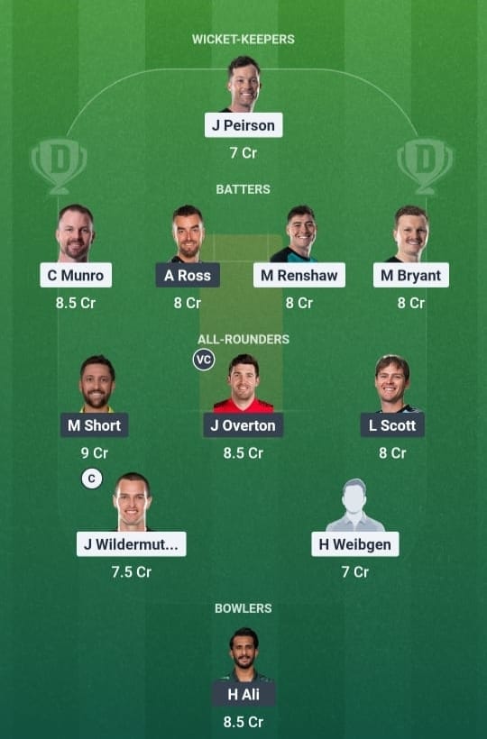 HEA vs STR Dream11 Prediction Today Match 13, Big Bash League 2025-26