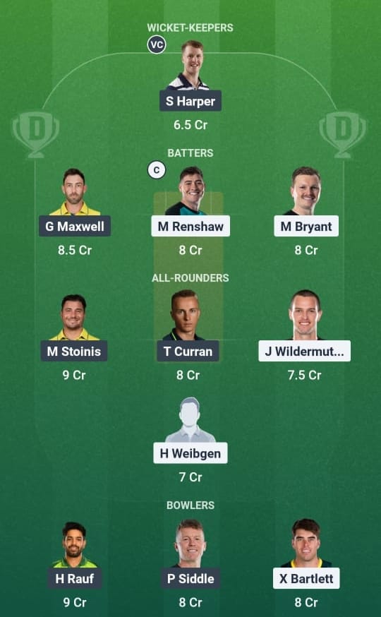 HEA vs STA Dream11 Prediction, Dream11 Playing XI, Today Match 20, Big ...