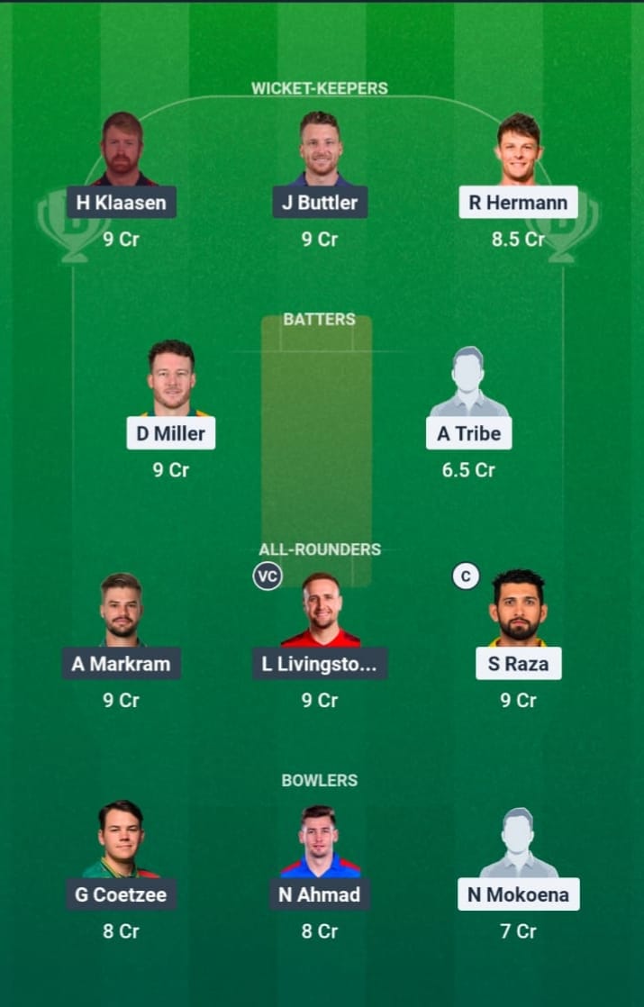 PR vs DSG Dream11 Prediction Today Match 23, SA20 2025-26