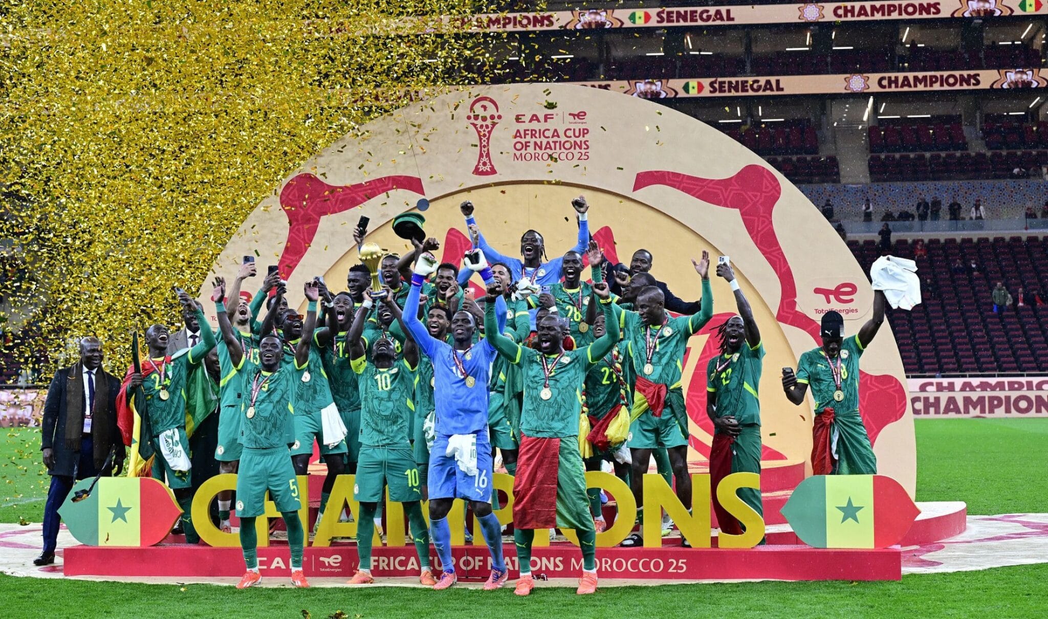 Top 10 nations with most AFCON titles in history