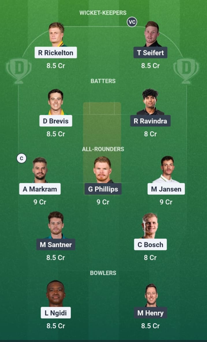 SA vs NZ Dream11 Prediction Today Match Semi-final 1, ICC T20 World Cup ...