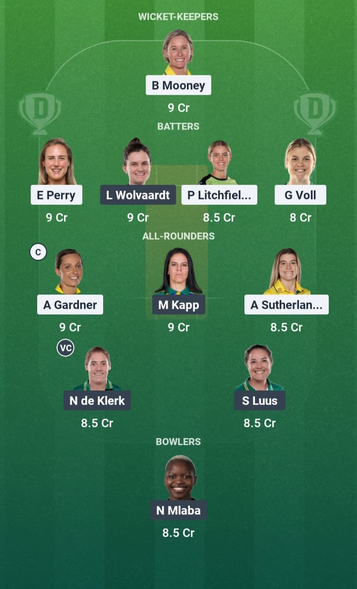 AUS-W vs SA-W Dream11 Prediction Today Match 3rd, ICC Women’s T20 World ...