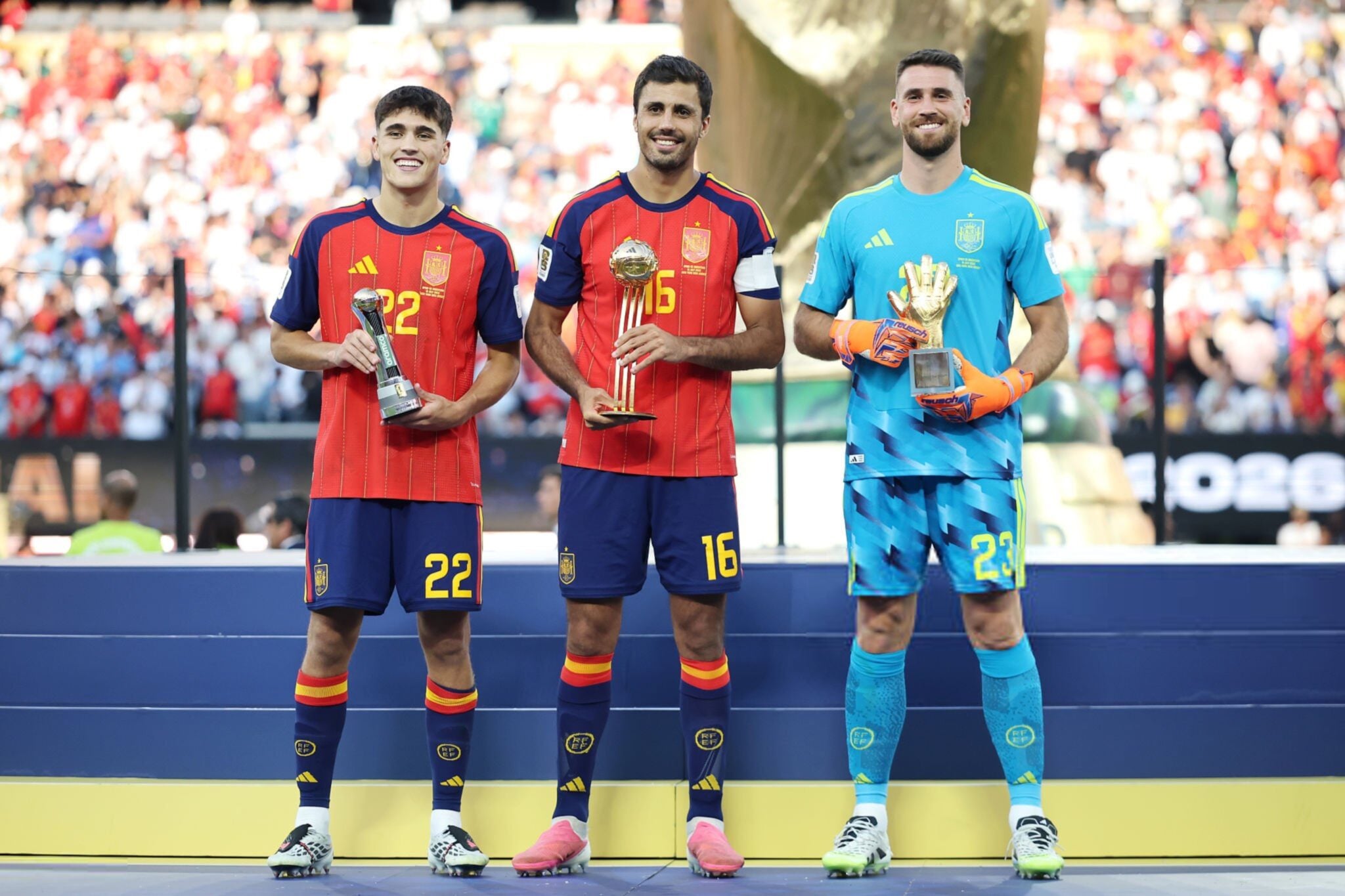 List of all award winners at FIFA World Cup 2026 ft. Rodri & Pau Cubarsi